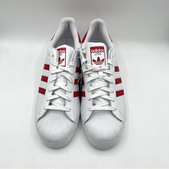 adidas | Shoes | Adidas White And Red Sneakers | Poshmark